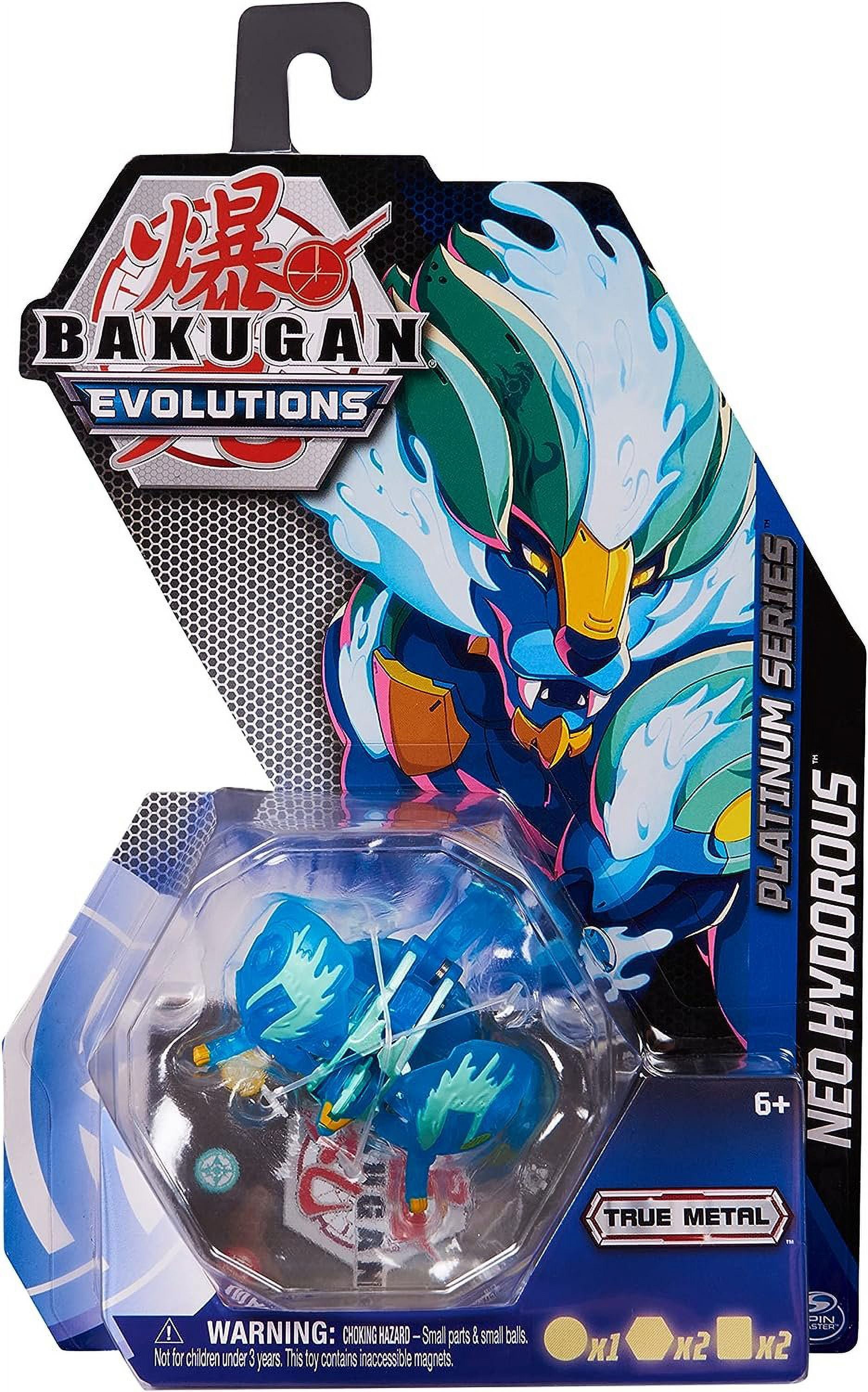 Bakugan Evolutions Neo Hydorous Platinum Series Metal Bakugan, 2 ...