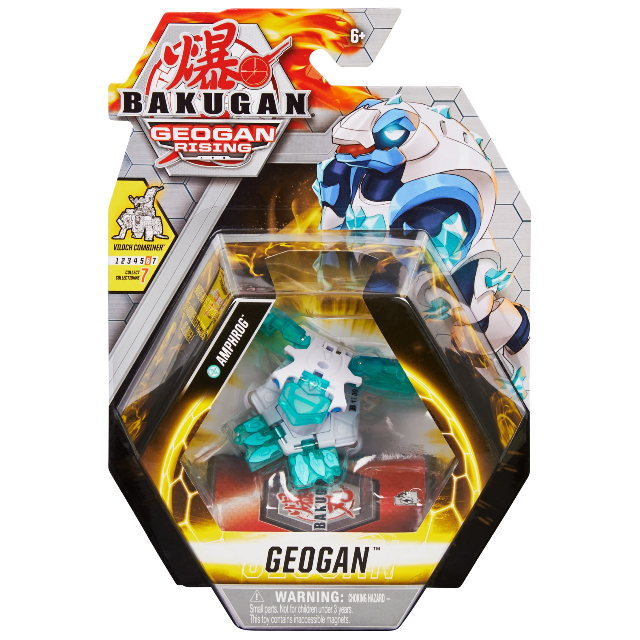 Bakugan Geogan, Amphrog, Geogan Rising Collectible Action Figure and ...