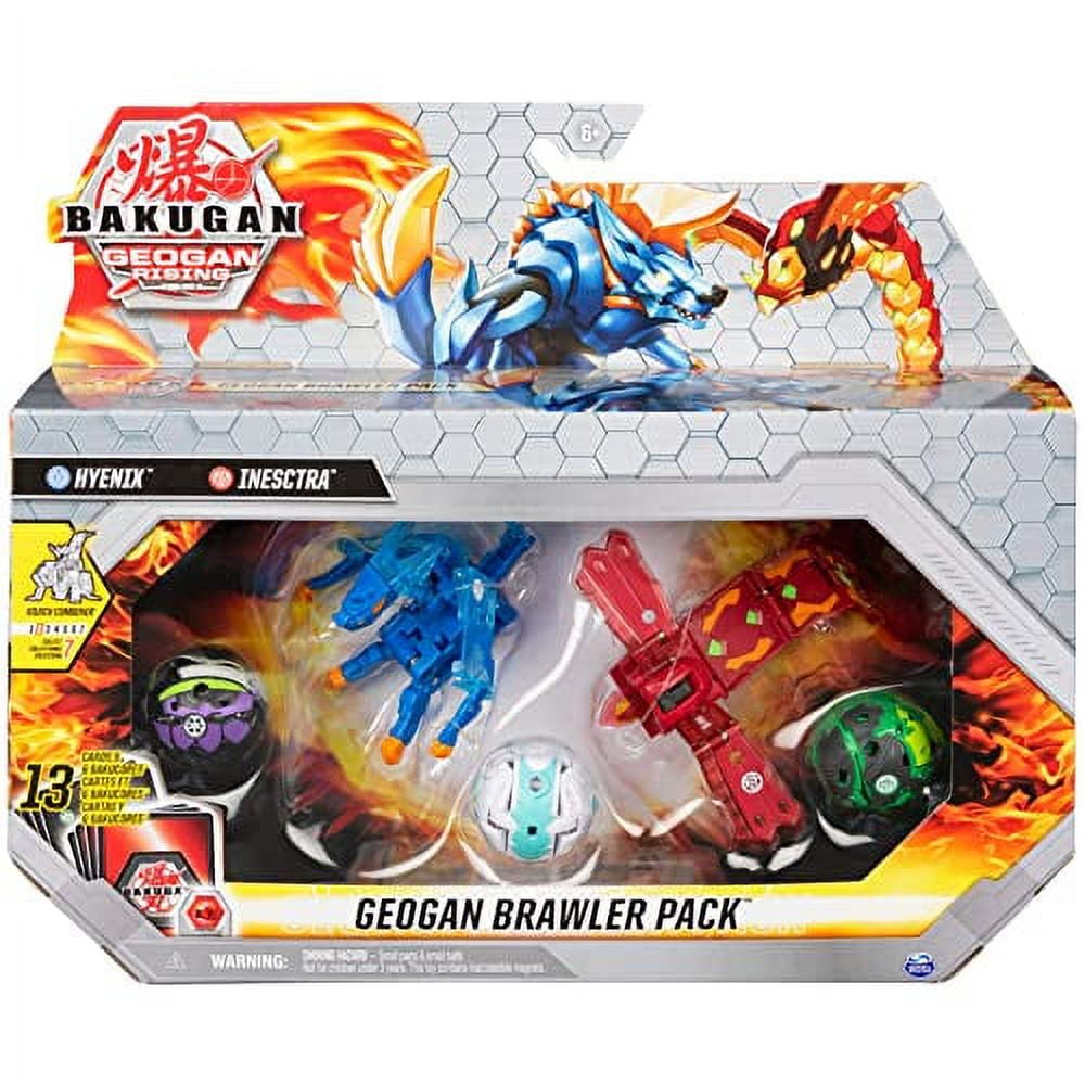 Bakugan Geogan Brawler 5-Pack, Exclusive Hyenix and Insectra Geogan and ...