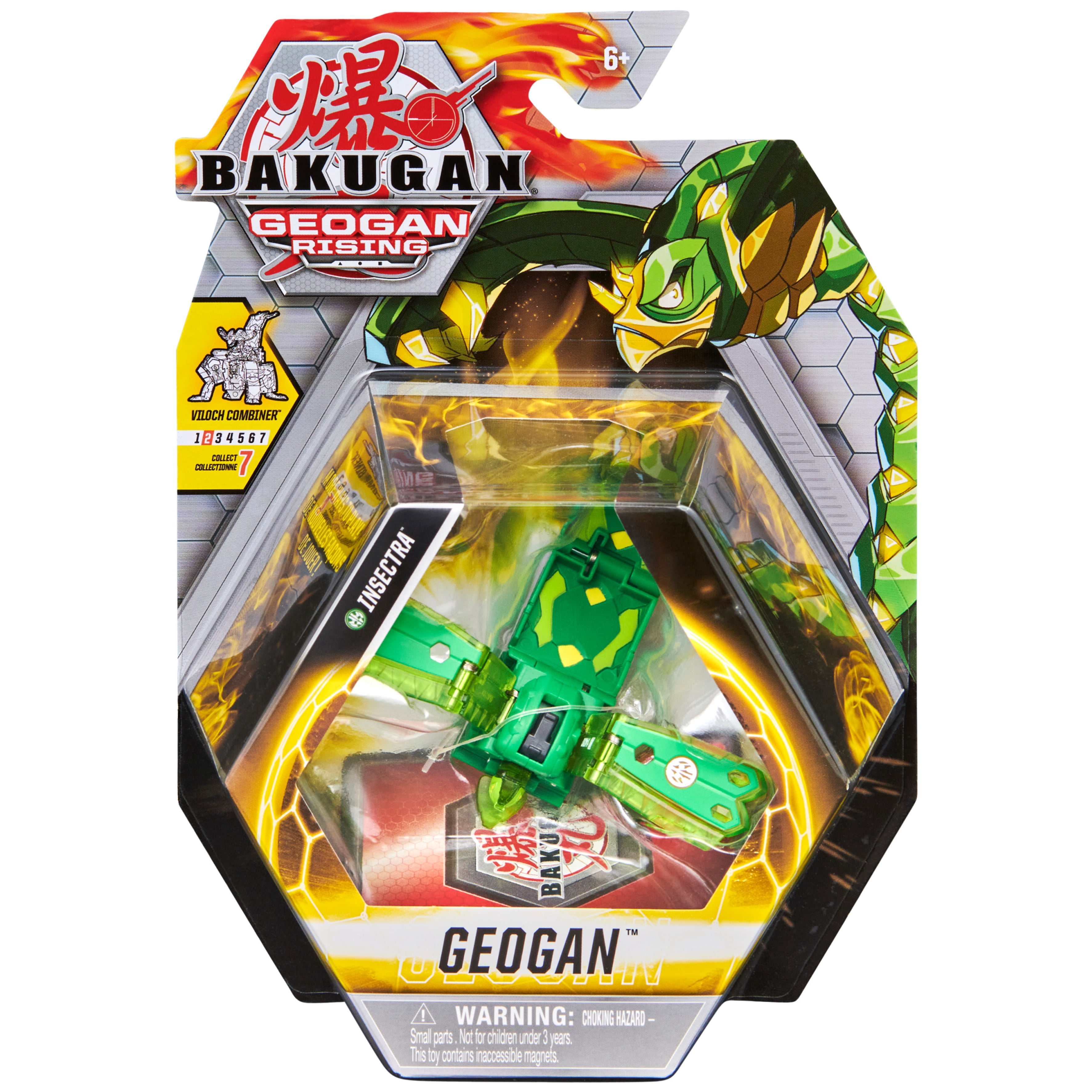 Bakugan Geogan, Insectra, Geogan Rising Collectible Action Figure and ...