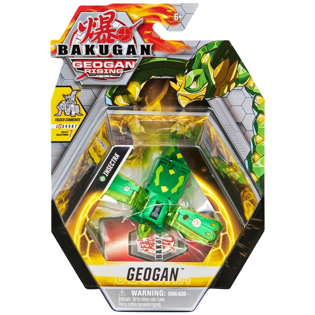 Bakugan Geogan, Insectra, Geogan Rising Collectible Action Figure and ...