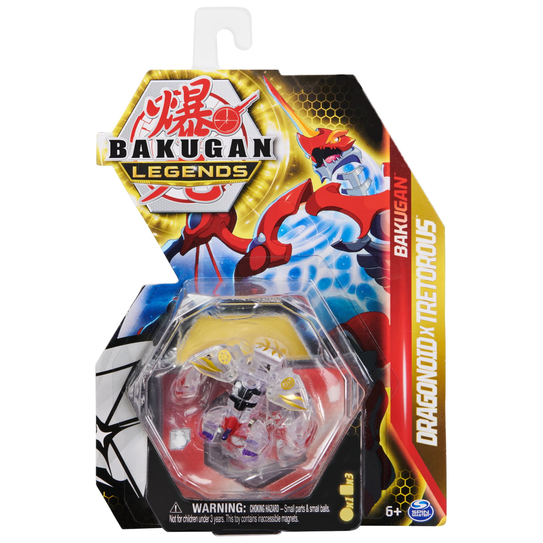 Bakugan Legends, Dragonoid X Tretorous, 2-inch-Tall Collectible Action ...