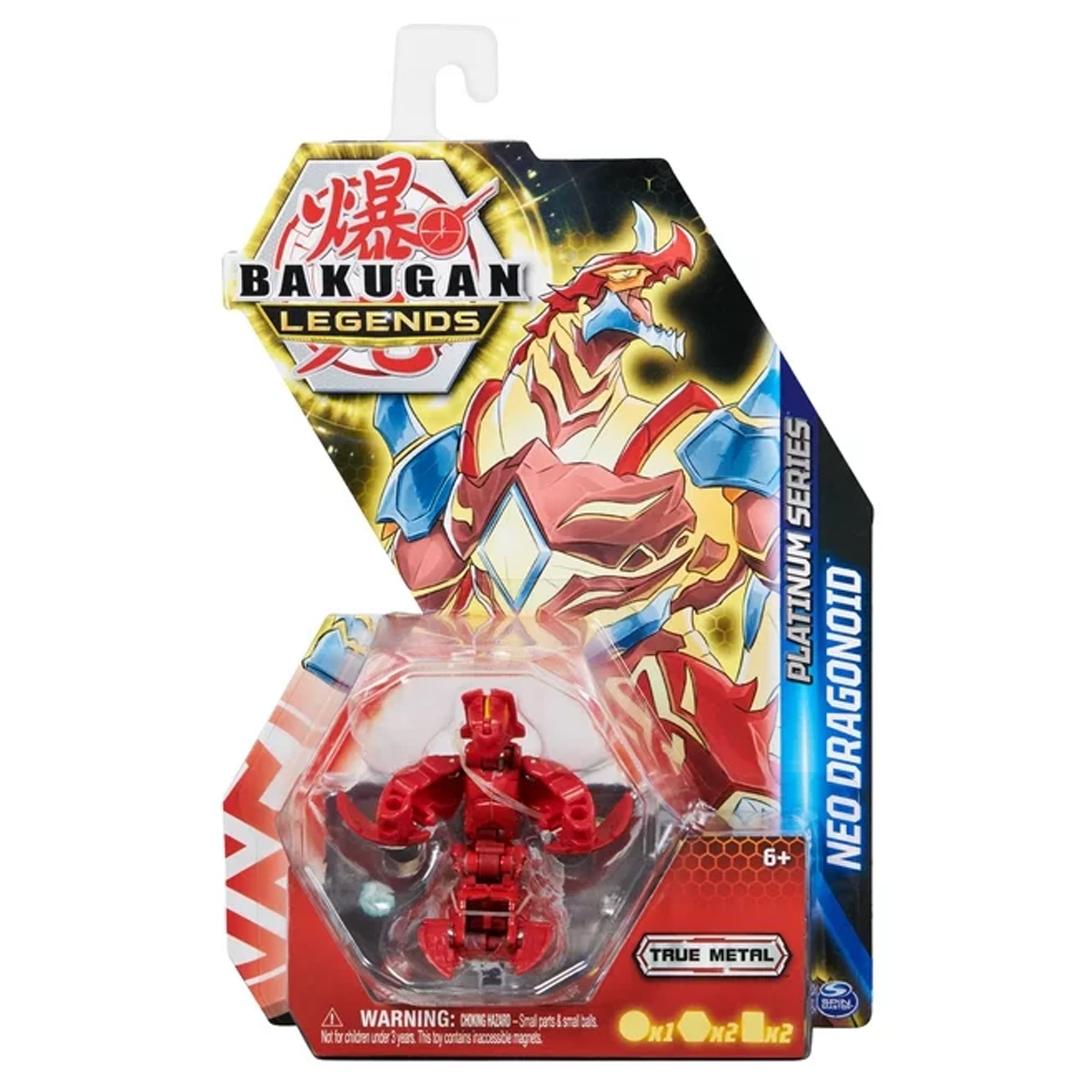 Bakugan Legends, Platinum Neo Dragonoid with Trading Card - Walmart.com