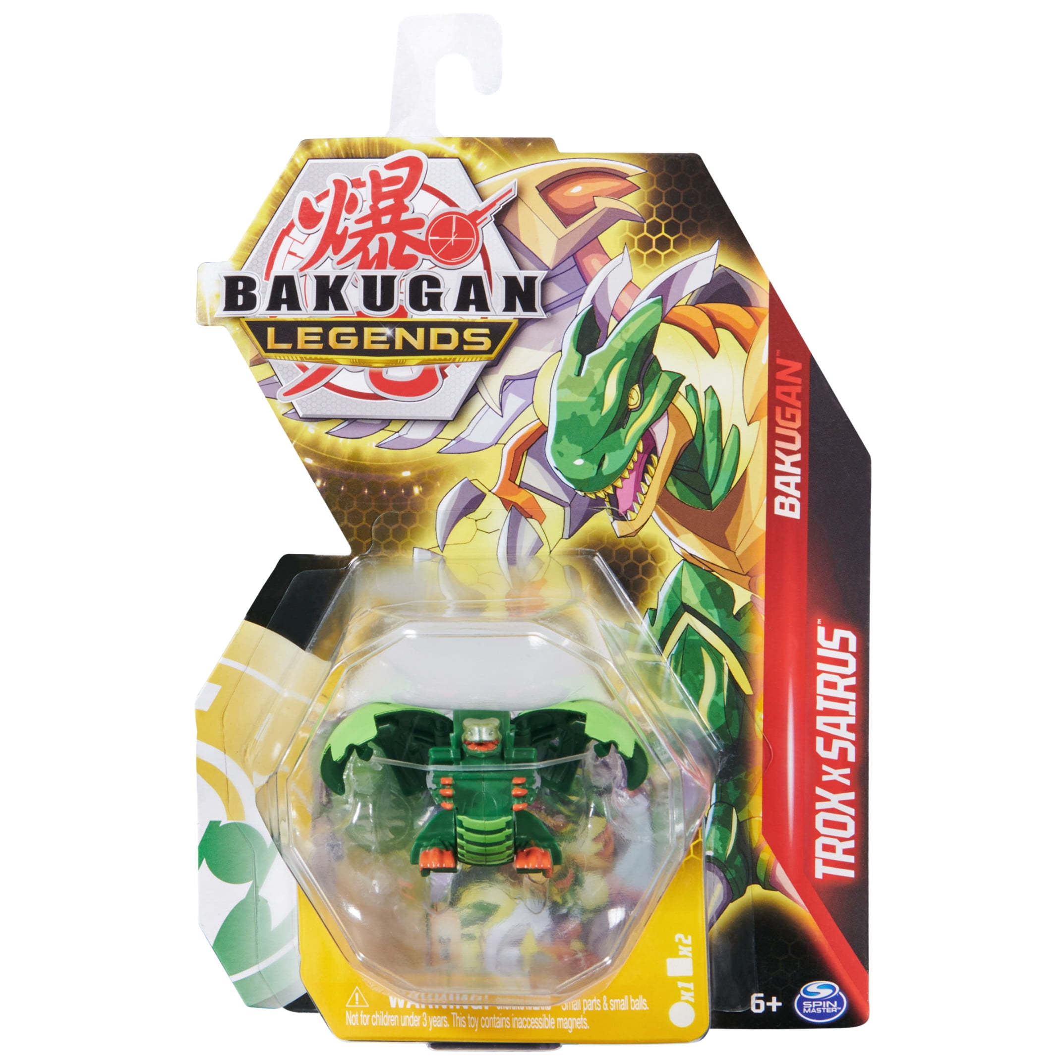 Bakugan Legends, Trox X Sairus, 2-inch-Tall Collectible Action Figure ...