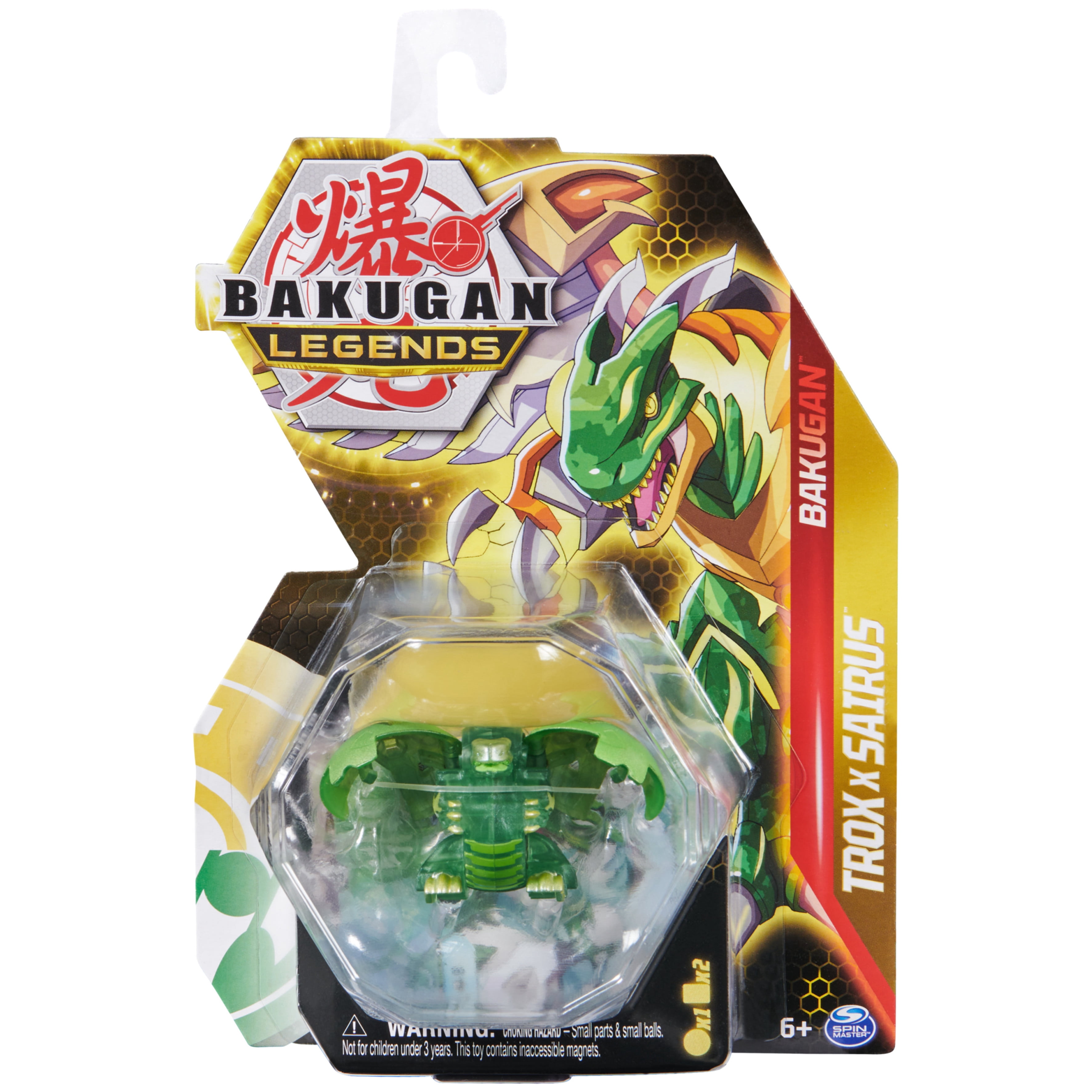 Bakugan Legends, Trox X Sairus, 2-inch-Tall Collectible Action Figure ...