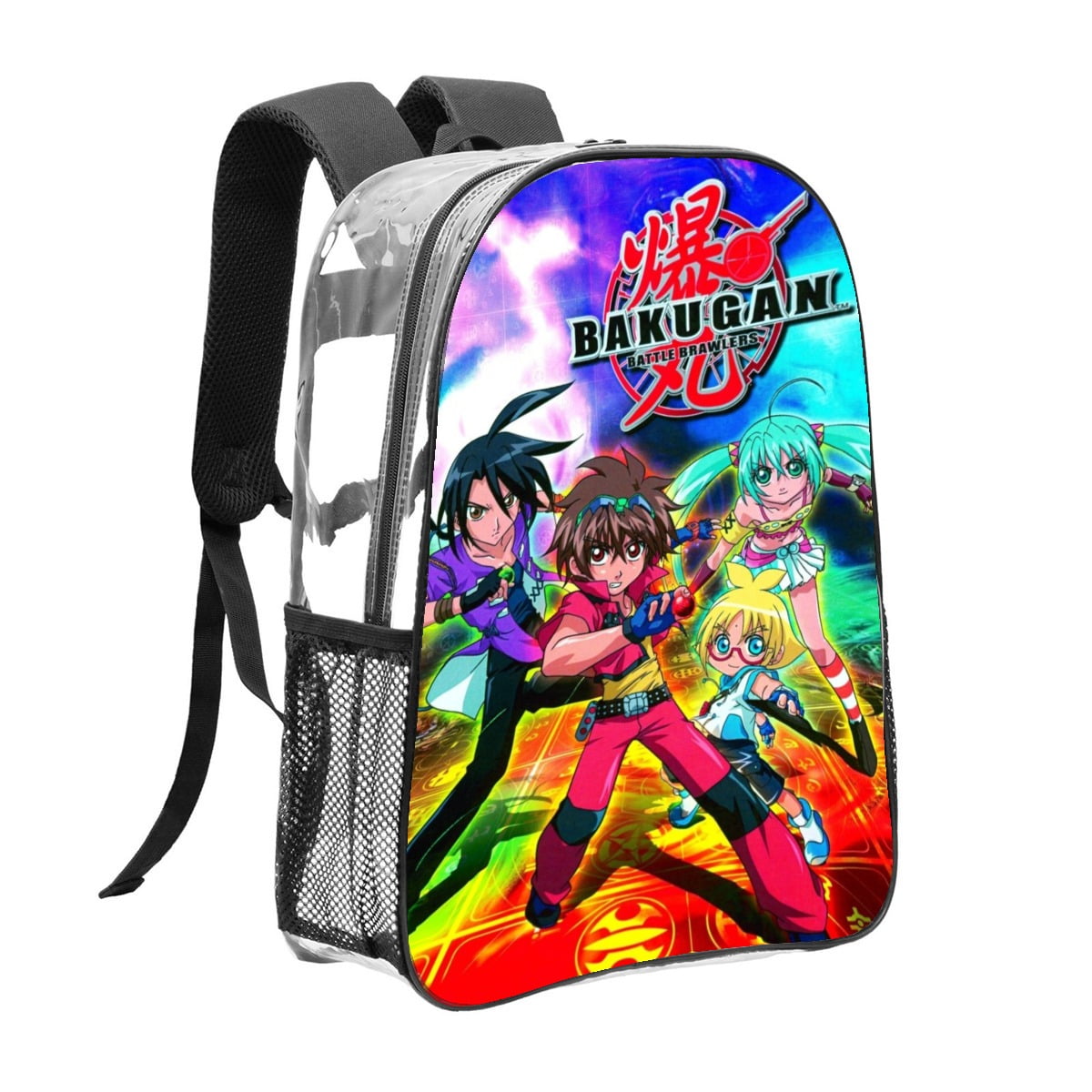 Bakugan Pattern Transparent Backpack Lightweight And fashionable ...