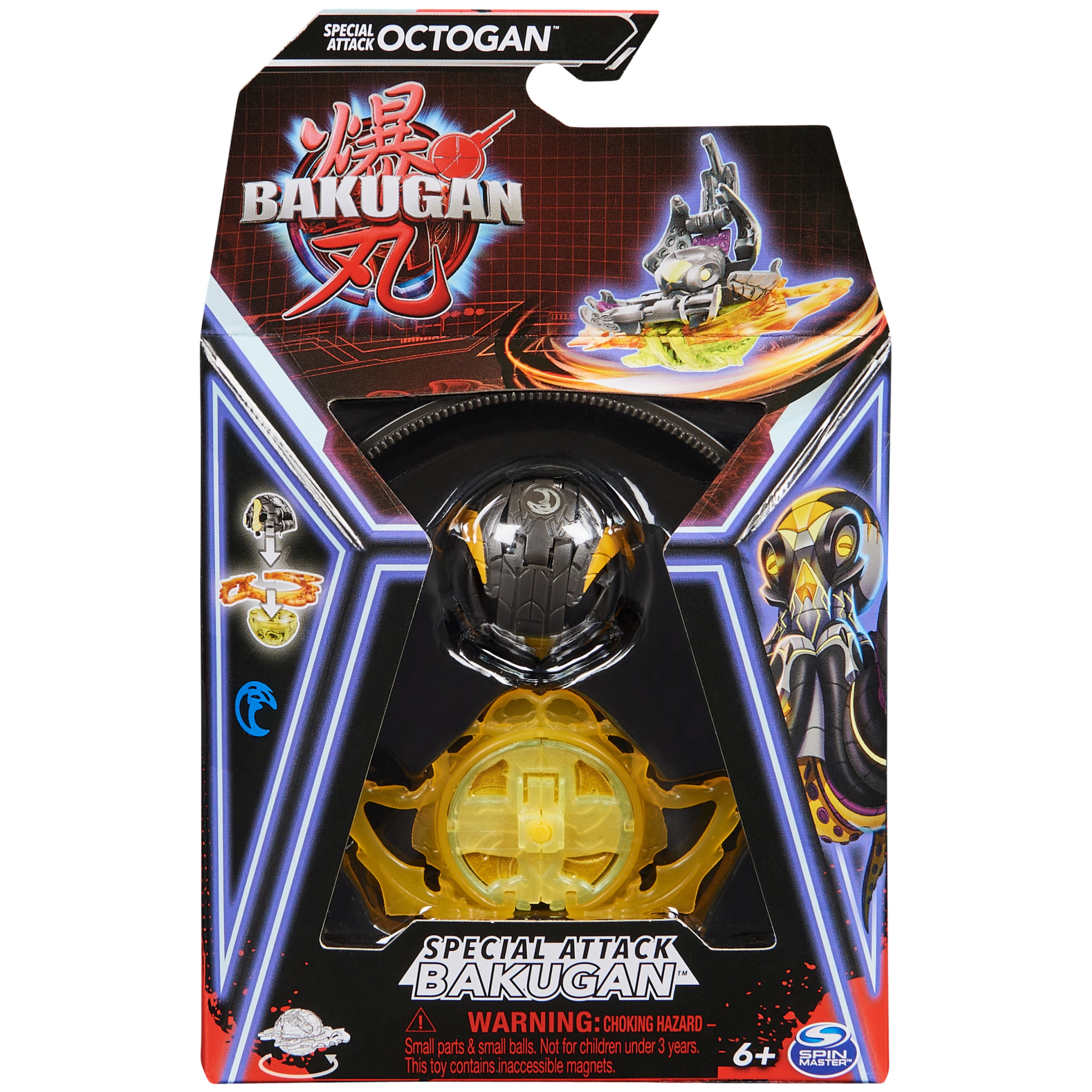 Bakugan, Special Attack Octogan, Spinning, Customizable Action Figure ...