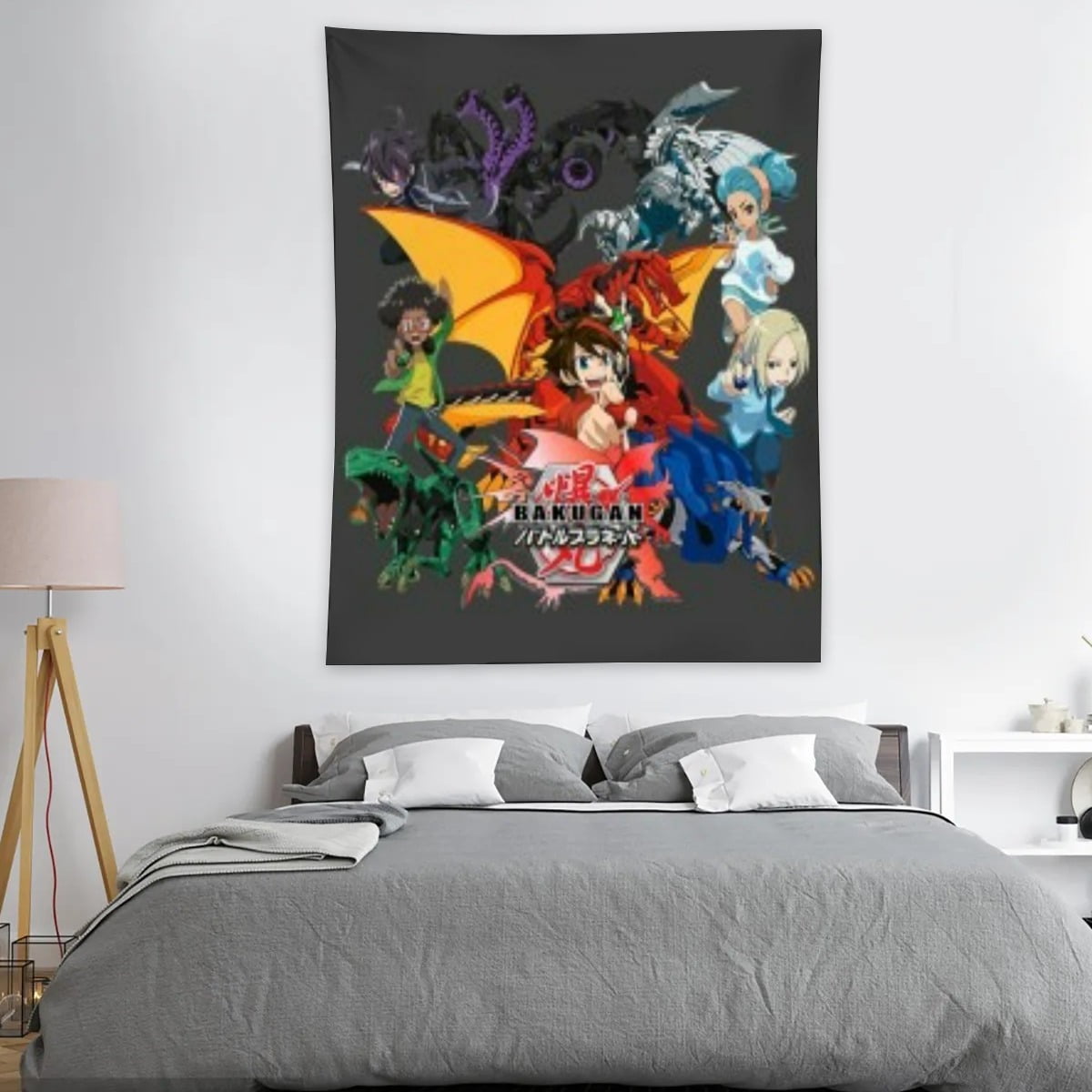Bakugan Tapestry Gift Wall Hanging Backdrop for Room Bedroom Girls Or ...