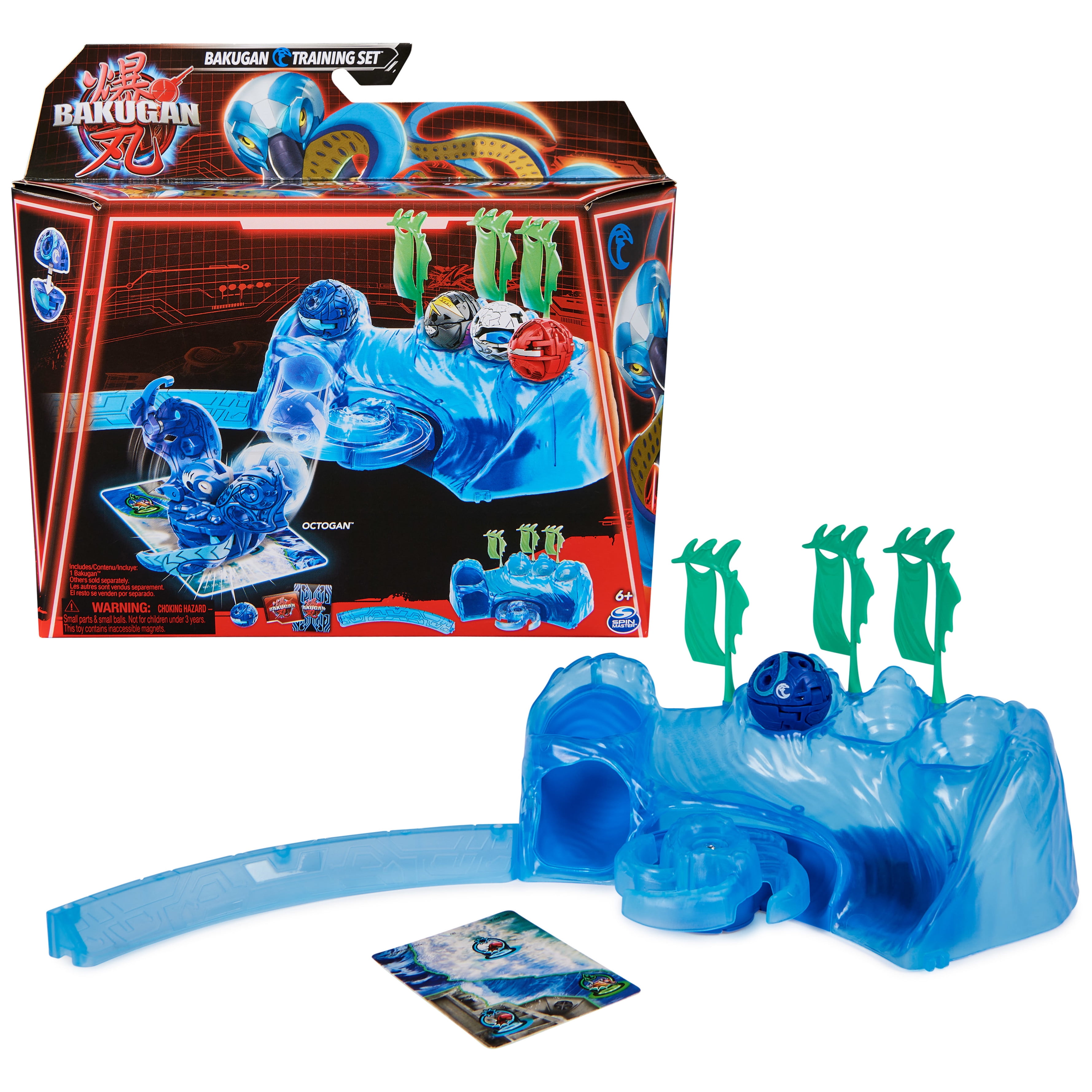 Bakugan Training Playset with Customizable Octogan Action Figure ...