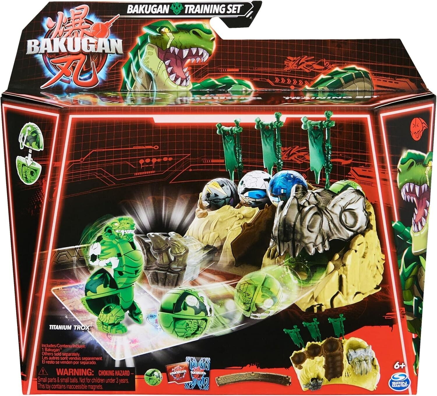 Bakugan Training Set with Titanium Trox, Inspired by Dinosaur Clan ...