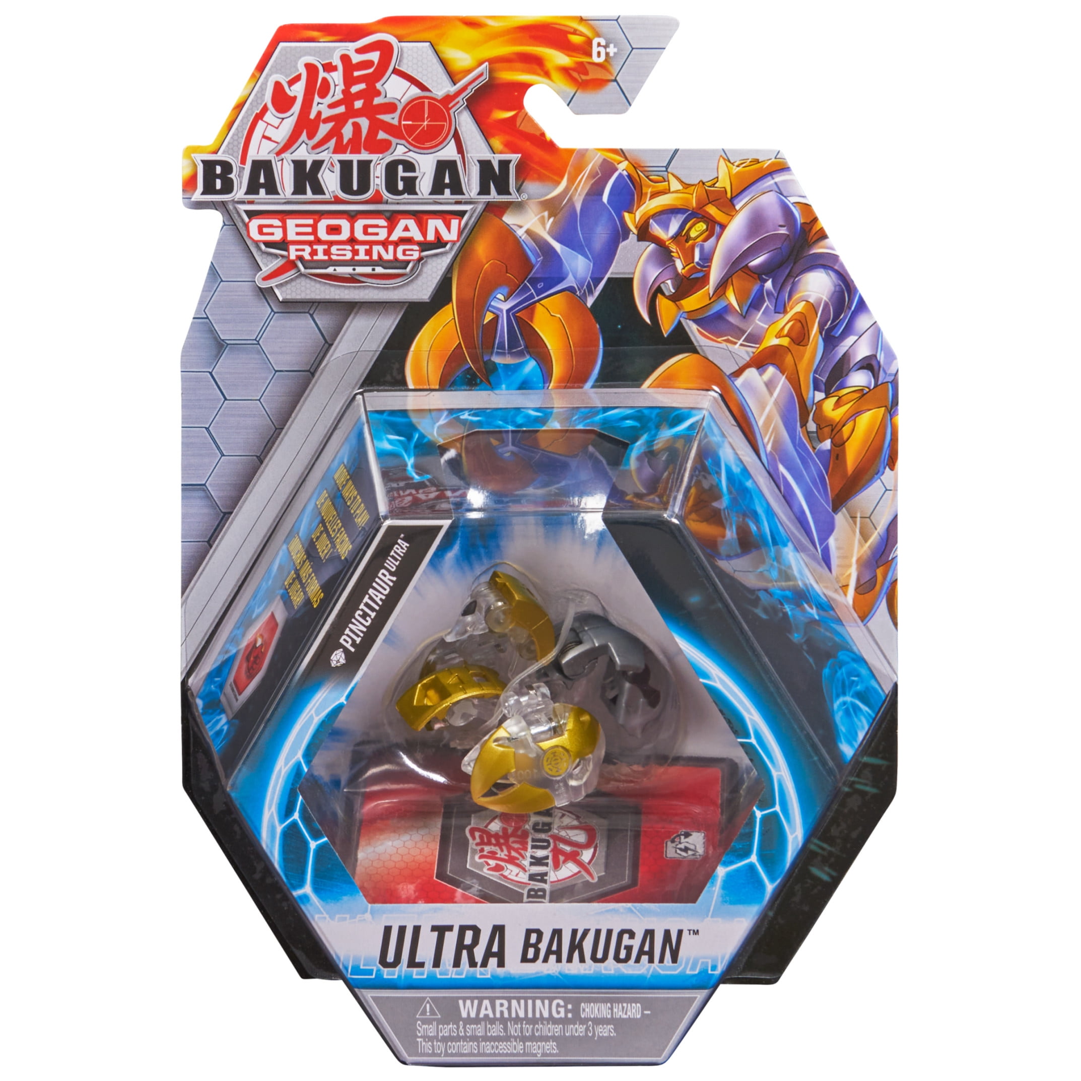 Bakugan Ultra, Diamond Pincitaur, 3-inch Tall Geogan Rising Collectible ...