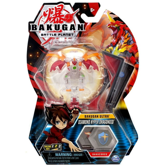 Bakugan Ultra, Dimaond Hyper Dragonoid, 3-inch Collectible Action ...