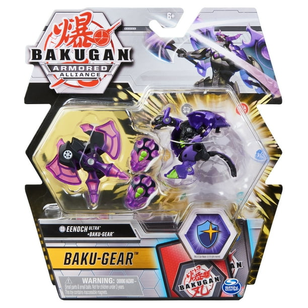 Bakugan Ultra, Eenoch with Transforming Baku-Gear, Armored Alliance 3-inch Tall Collectible ...