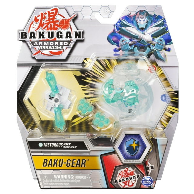 Bakugan Ultra, Tretorous with Transforming Baku-Gear, Armored Alliance 3-inch Tall Collectible ...