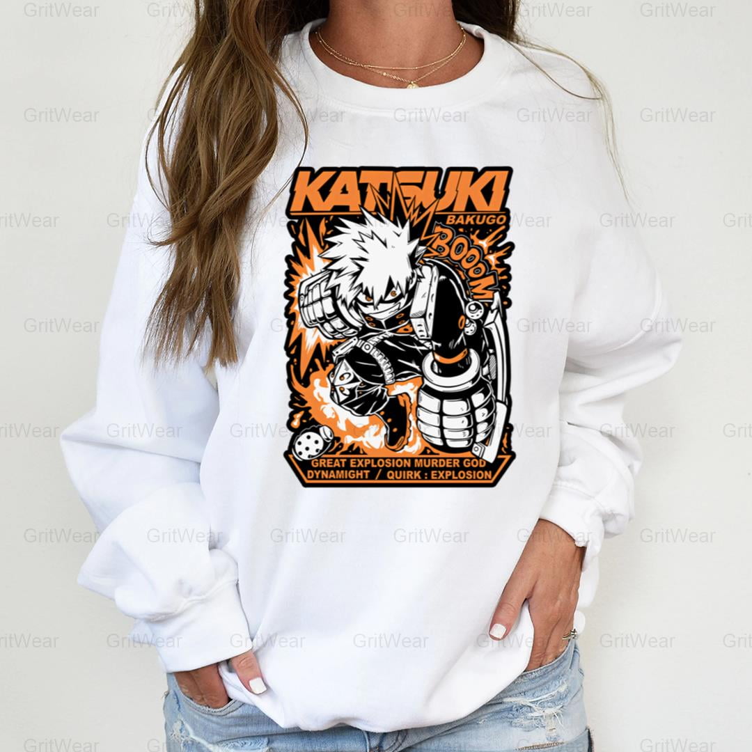 Bakugo Katsuki, My Hero Academia, MHA Anime, Explosion Quirk Hero ...