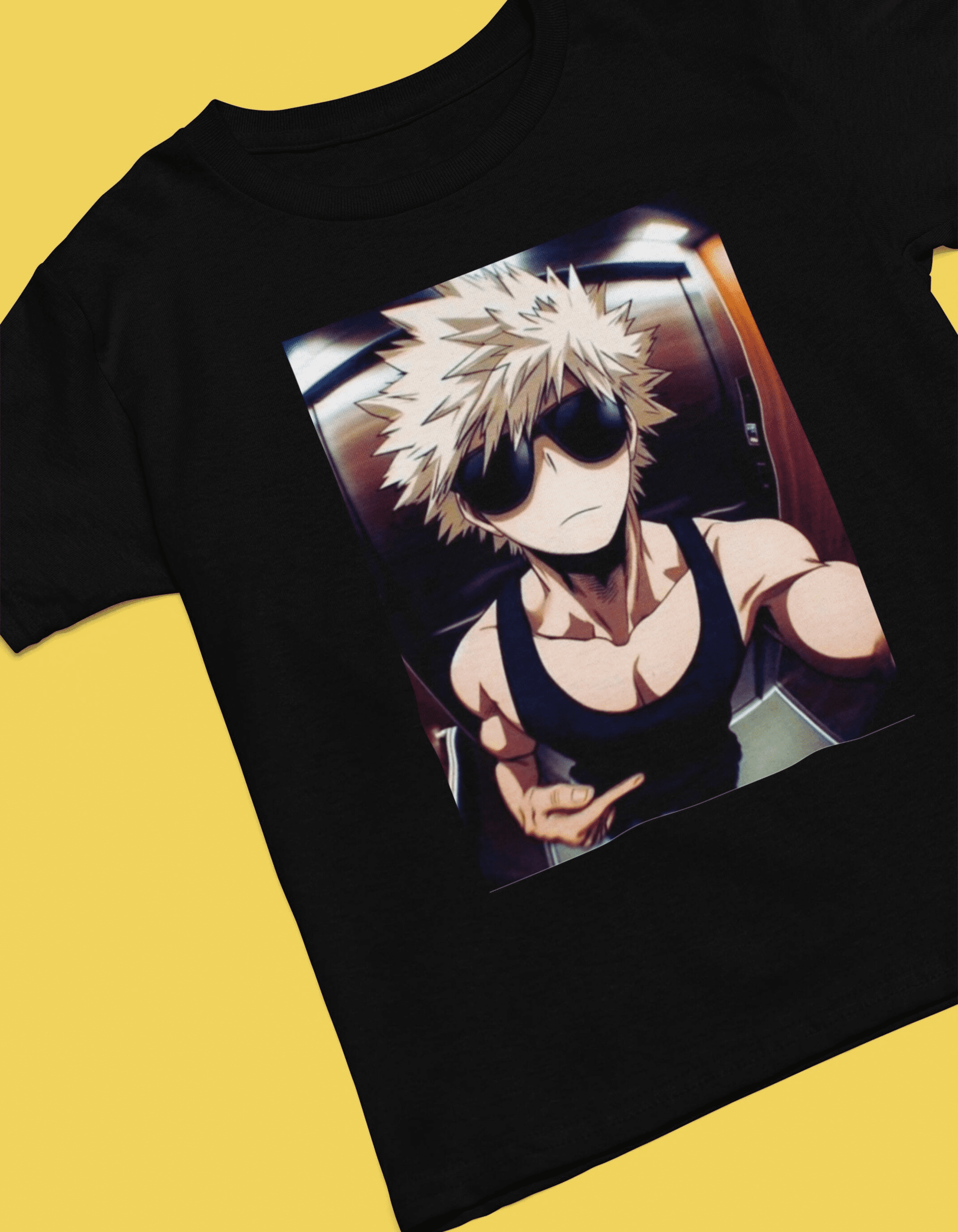 Bakugo Katsuki cool selfie My Hero Academia MHA character T-Shirt,Red Color,Size Toddler5/6 ...