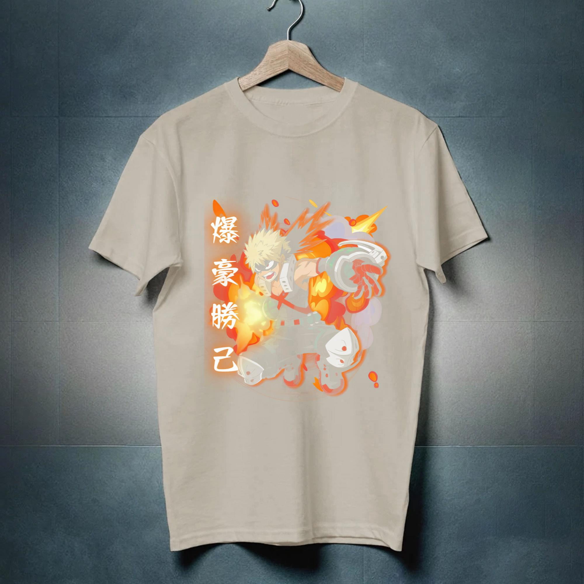 Bakugo TShirt My Hero Academia Anime Clothing Manga Cosplay Boku no ...