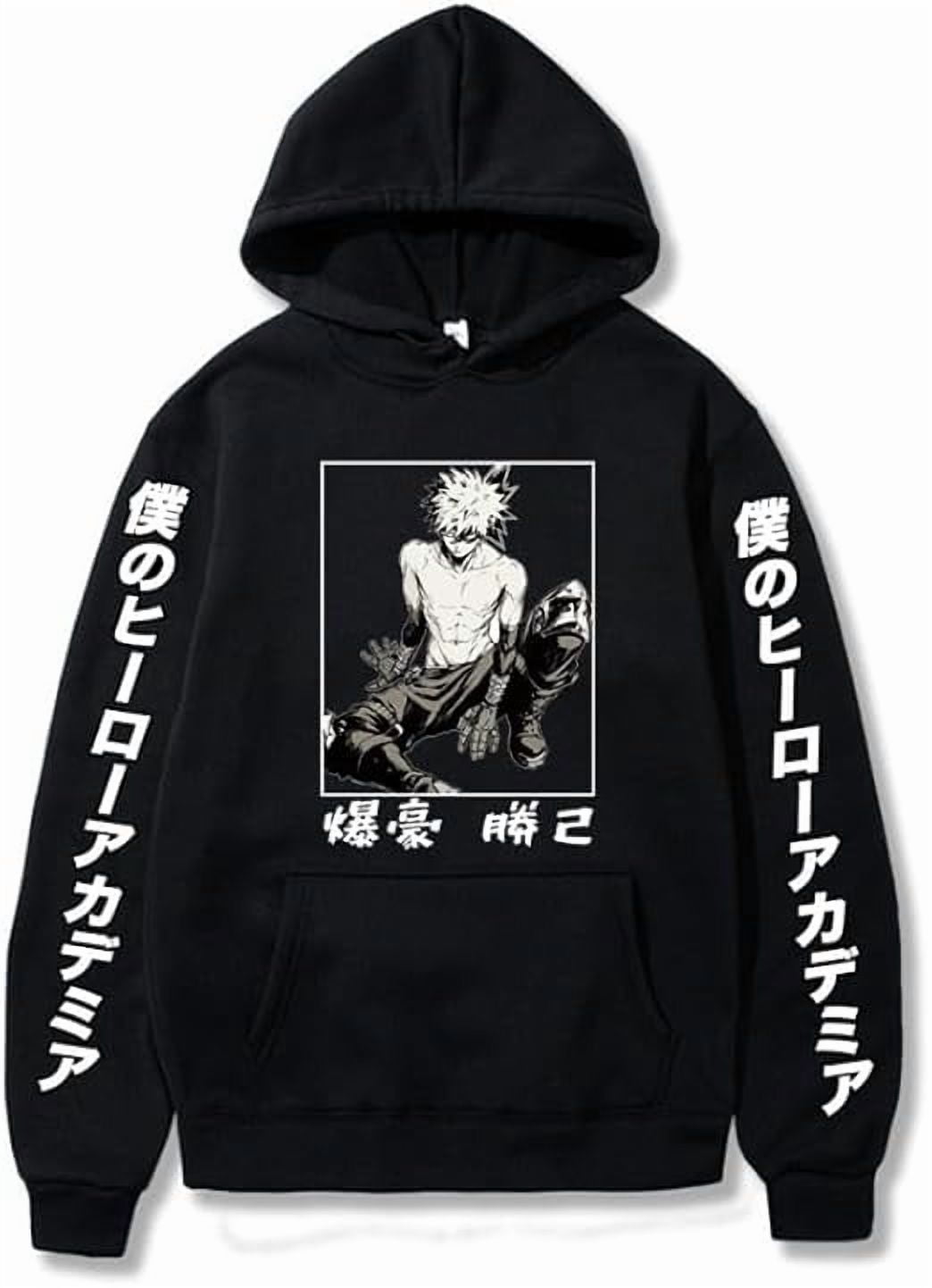 Bakugos Anime MHAs Merch Hoodie Mys Print Heros Academias Sweatshirt ...