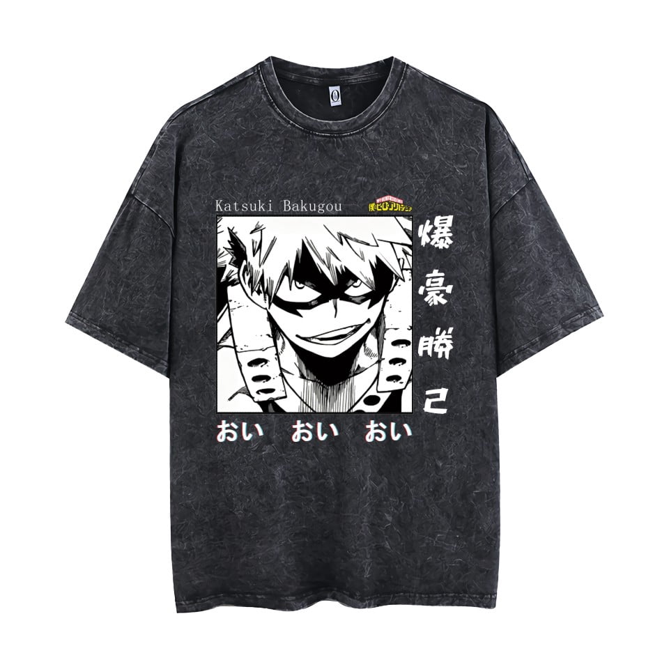 Bakugou Katsuki T-shirt Cross my body / Himiko Toga T-shirt Summer ...