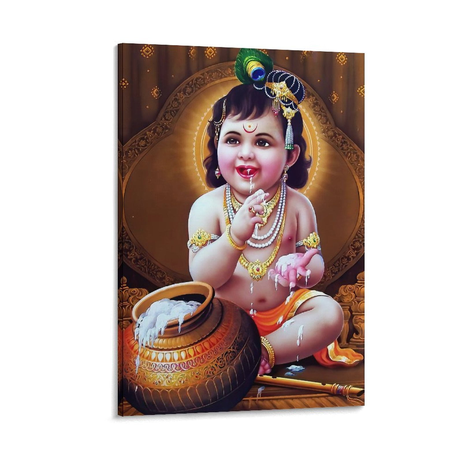 Bal Krishna Posters Wall Art Poster Gifts Bedroom Prints Home Decor ...