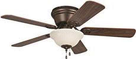 Bala 42'' Hugger Mount Ceiling Fan With Bowl Light, Oil Rubbed Bronze ...