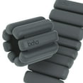 Bala, Wrist & Ankle Weights, 1 Pound Silicone Bracelet Set, Charcoal ...