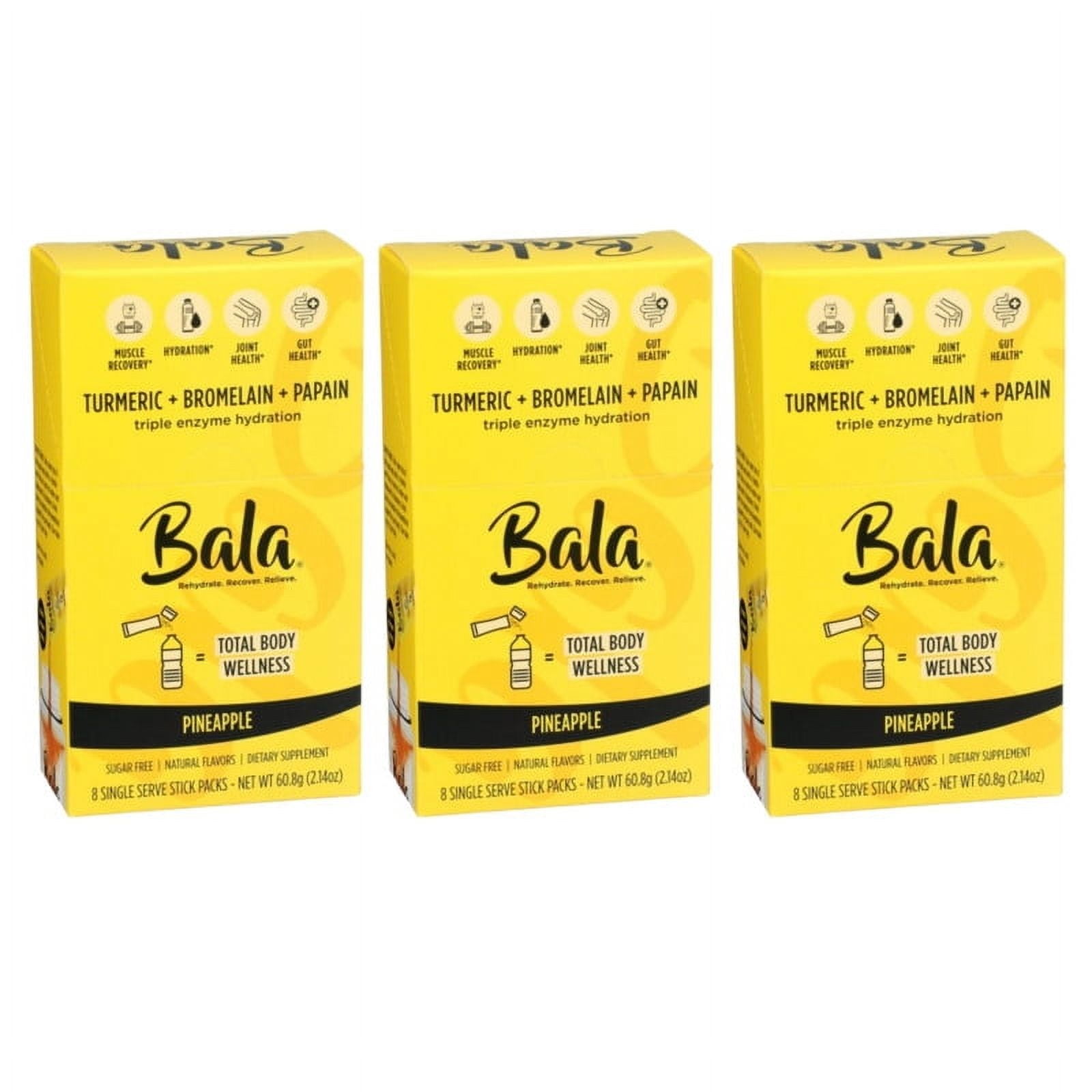Bala Triple Enzyme Hydration Total Body Wellness Drink Mix Sticks ...