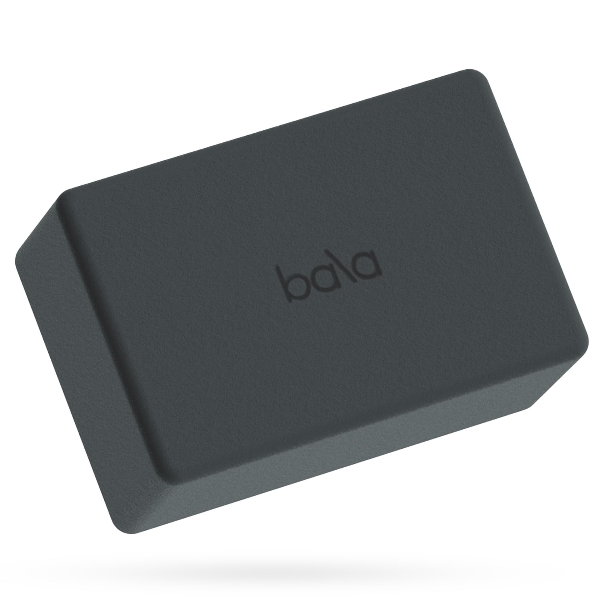 Bala Yoga Block for Working Out, Building Block (Charcoal) - Soft Dense Foam Yoga Accessories ...