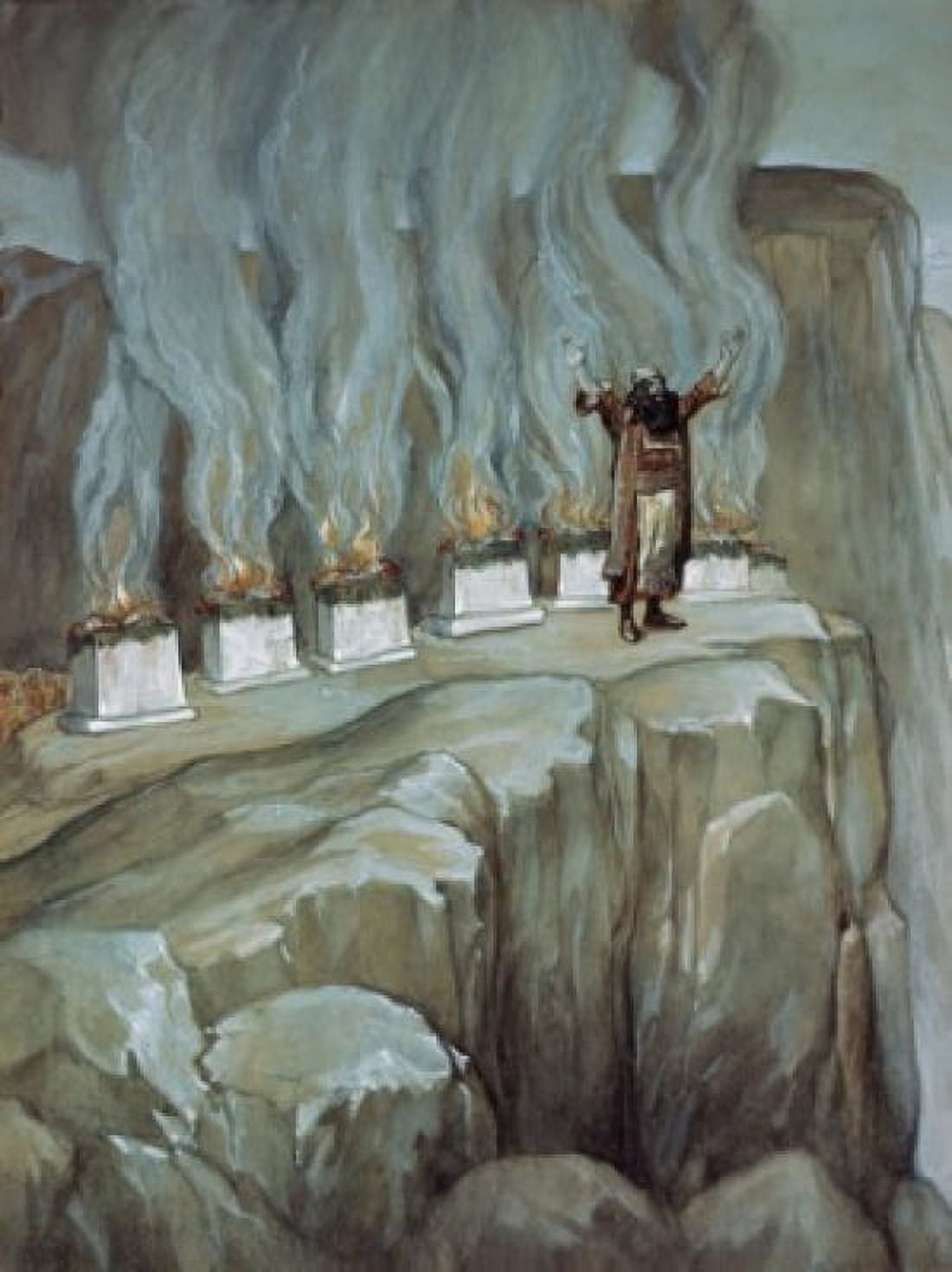 Balaam Prophesies the Glory of Israel, James Tissot (1836-1902 French), Jewish Museum, New York ...