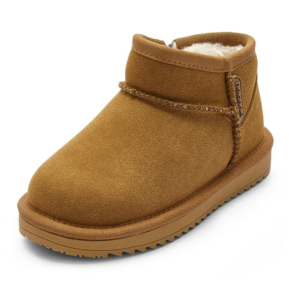 Balabala Kids Winter Snow Boots, Water Resistant Warm Fleece Lined Snow ...