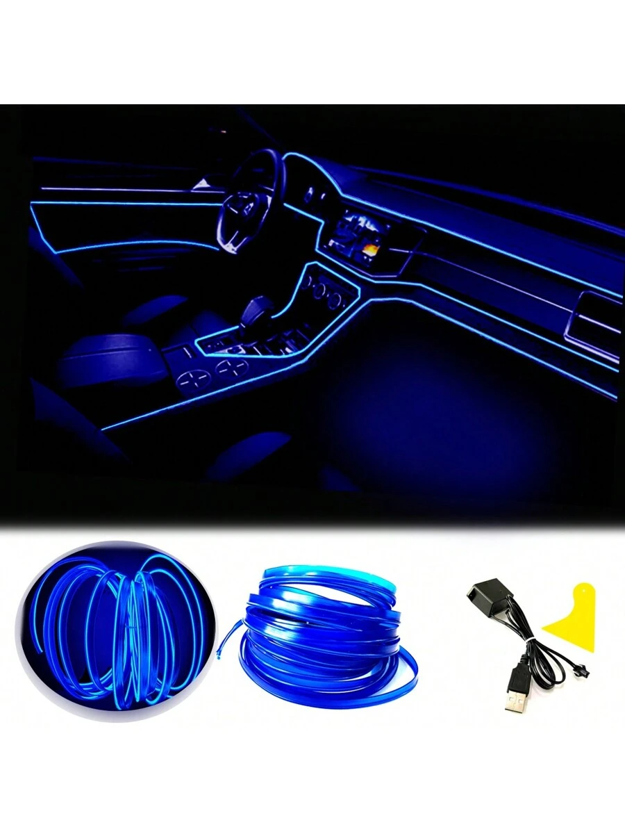 Balabaxer Car LED Strip Lights Interior Ambient Lighting - 9ft/16ft ...