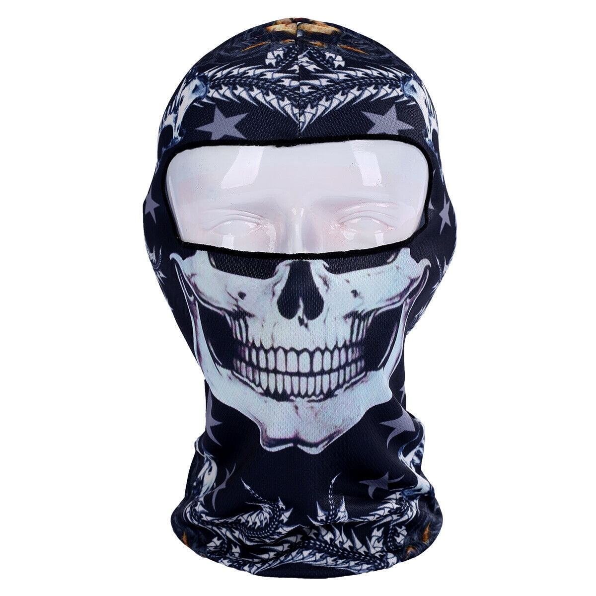 Balaclava 3D Ski Mask Cool Skull Animal Full Face Mask for Motorcycle ...