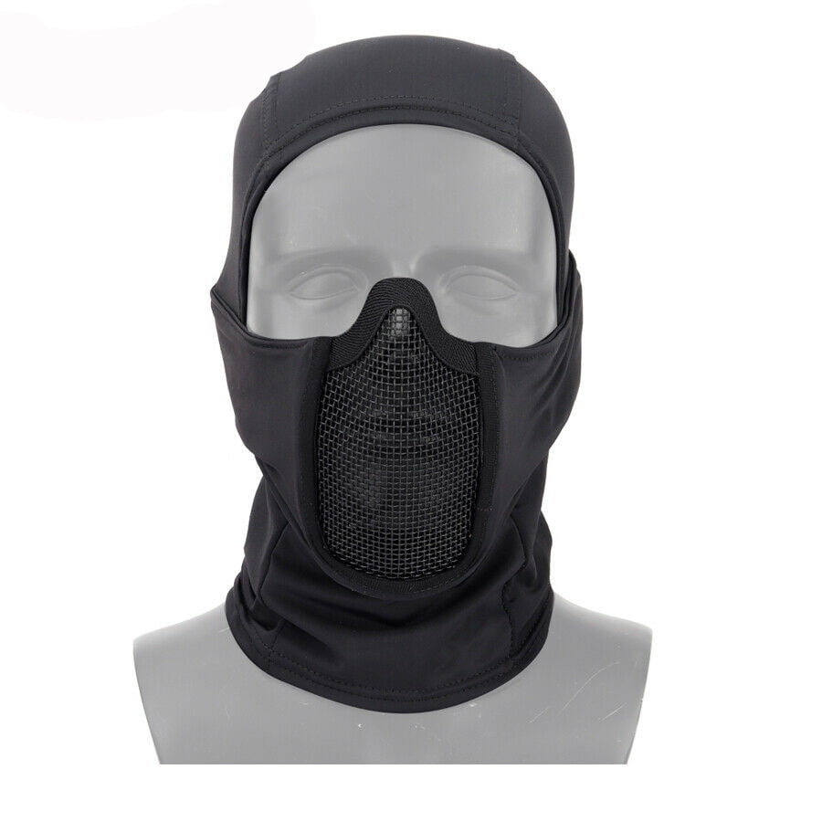 Balaclava Airsoft Mesh Mask for Men Women, Ninja Style Full Face Mask ...
