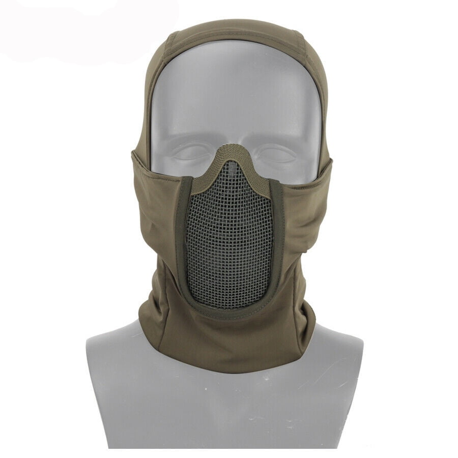 Balaclava Airsoft Mesh Mask for Men Women, Ninja Style Full Face Mask ...
