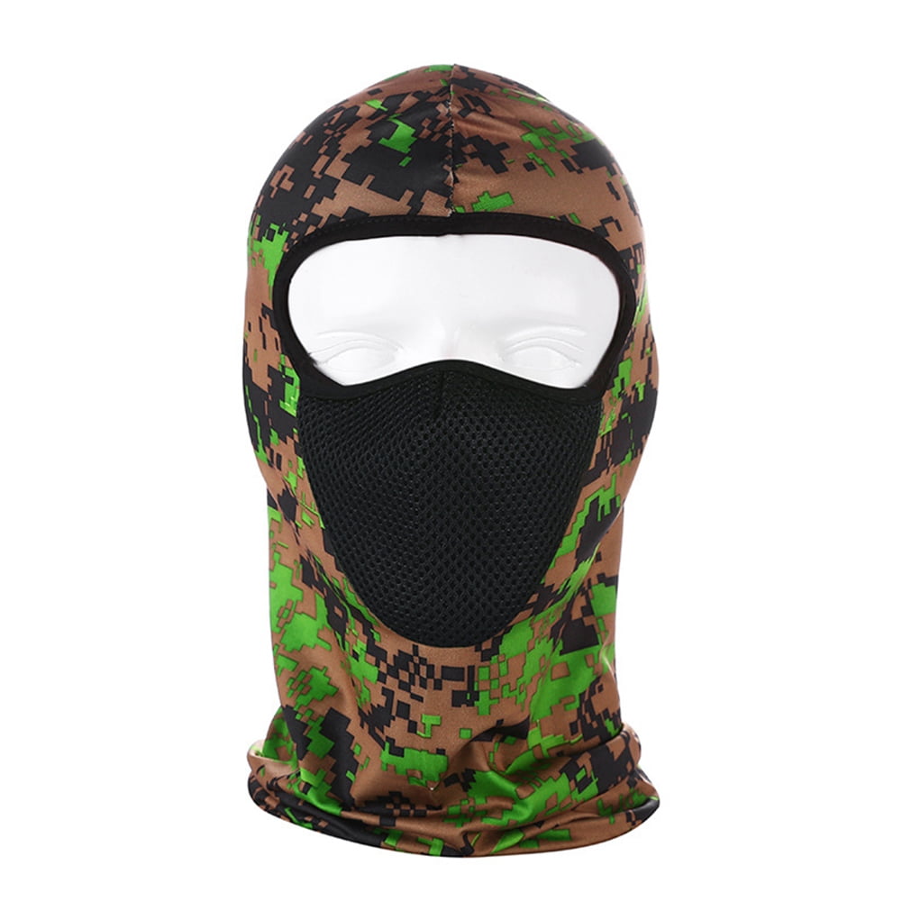 Balaclava Face Cover Motorcycle Mask Windproof Camouflage Fishing Cap ...