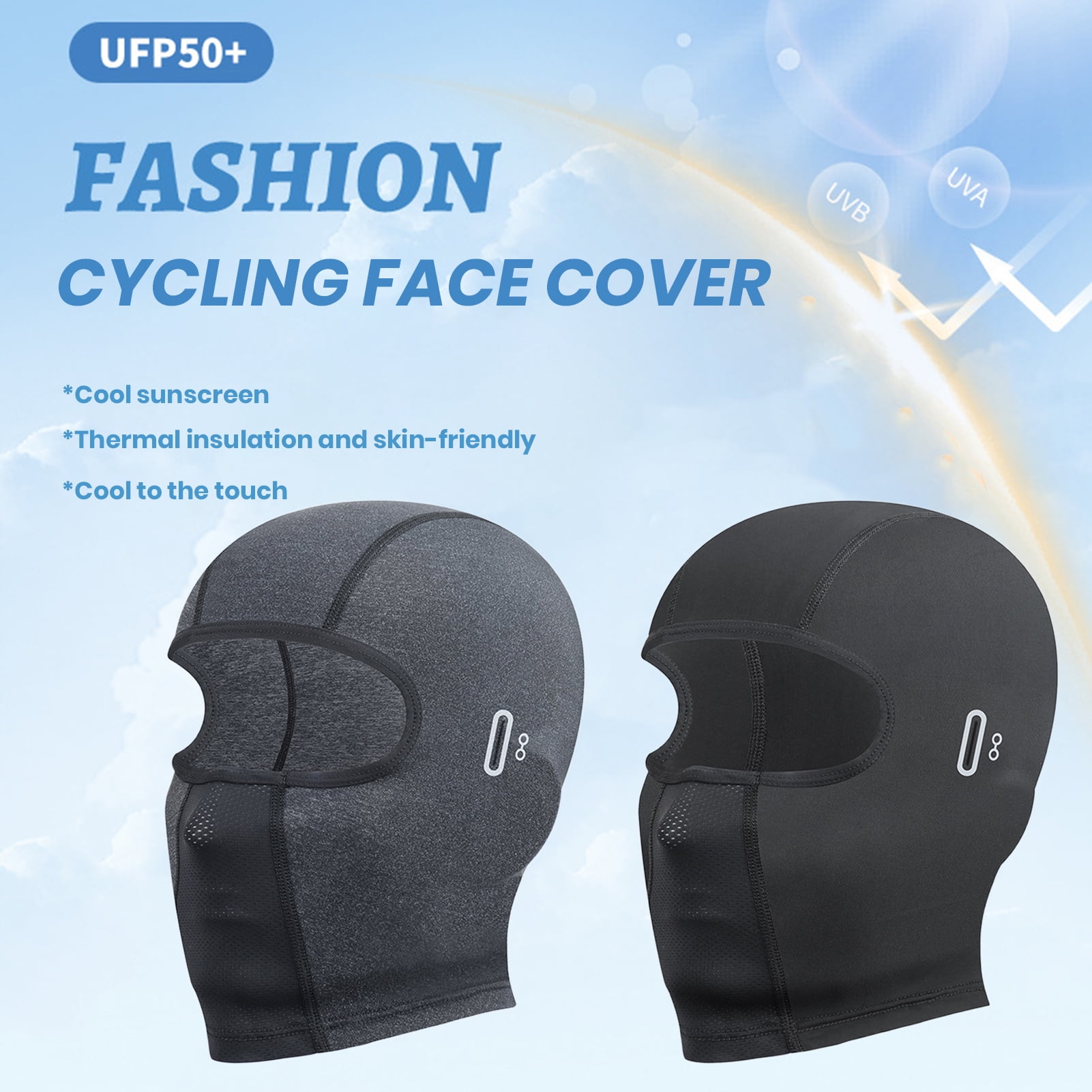 Balaclava Face Guard Cooling Neck Gaiter High Elastic Breathable Sweat ...