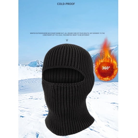Balaclava Face Mask Beanie Hats, 2 in 1Thermal Winter Ski Mask Knitted ...