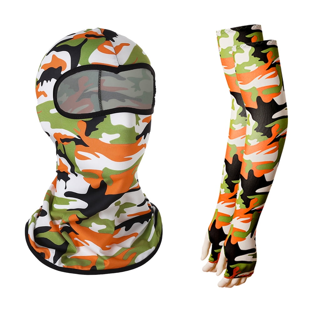 Balaclava Face Mask Summer Cooling Neck Gaiter with Arm Sleeves ...