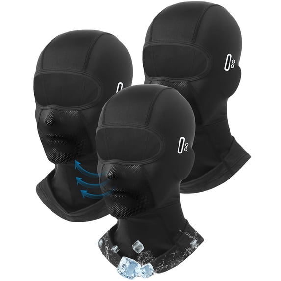 Balaclava Face Mask with Glasses Holes for Men Women Summer Cooling ...