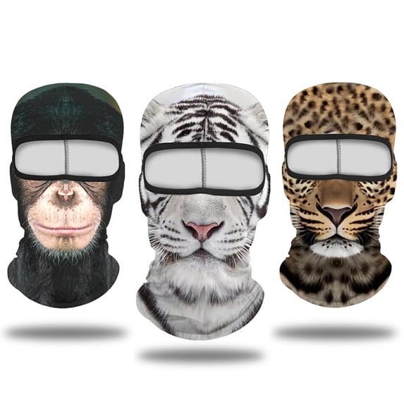 Balaclava Mask 3D Print Full Face Mask Cooling Neck Gaiter Sun ...
