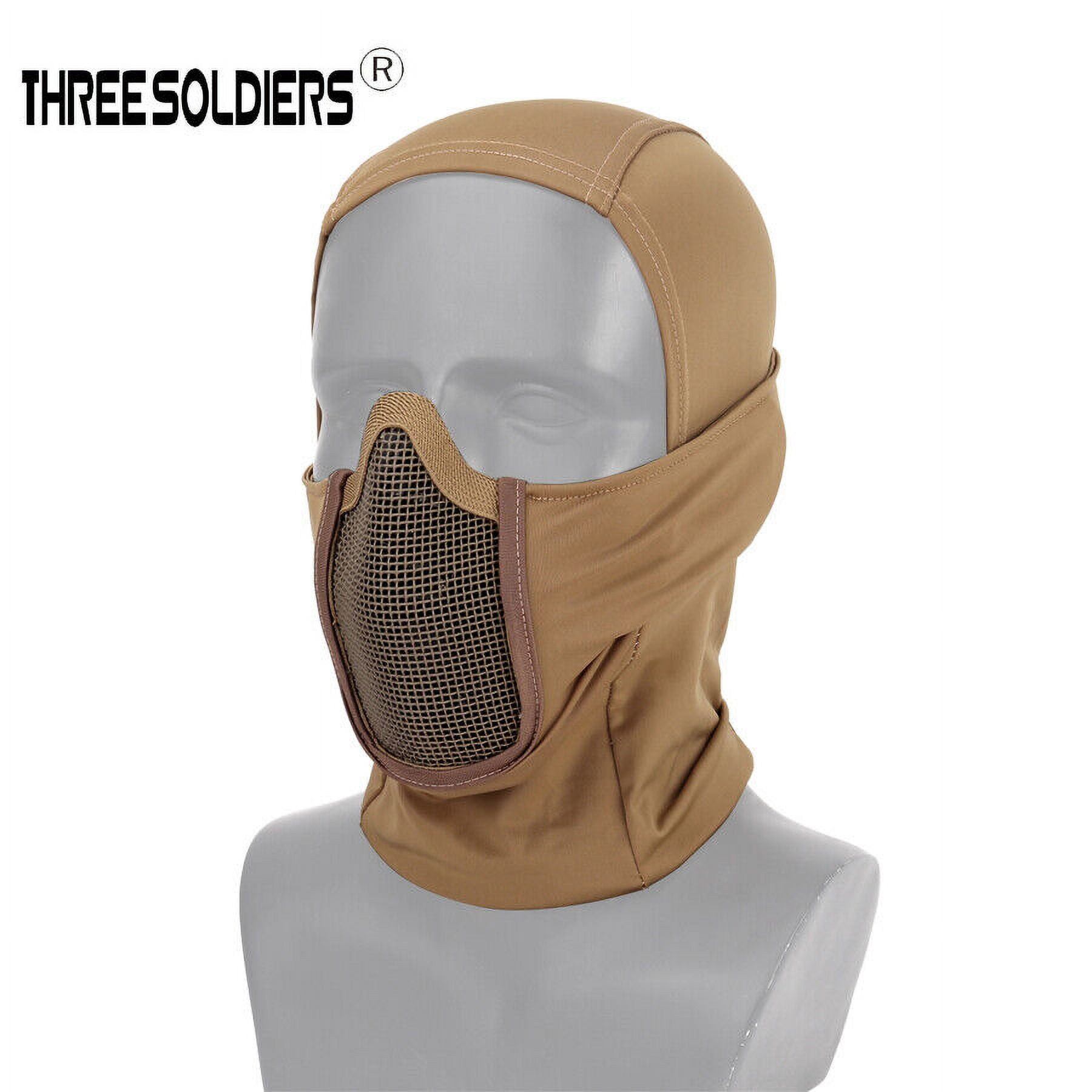 Balaclava Mesh Mask Ninja Tactical Cover with Full Face Protection for ...