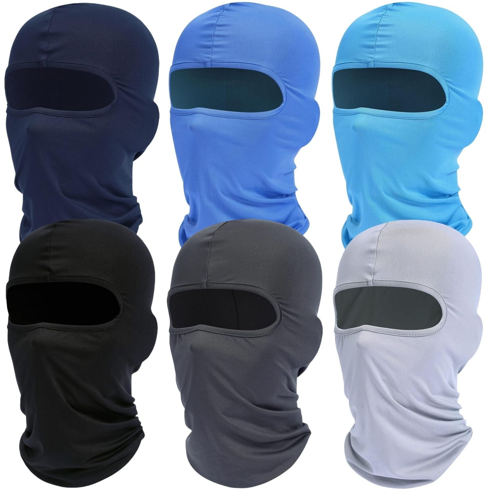 Balaclava Ski Face Mask Cooling Neck Gaiter Full Face Cover Hood ...