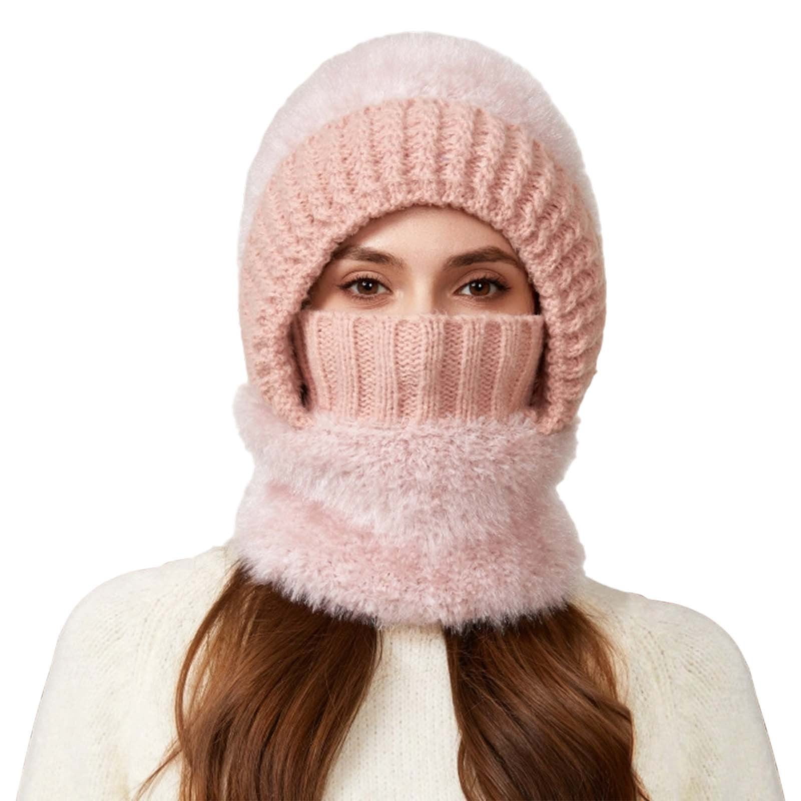 Balaclava Ski Hat Windproof Hat Cap Scarf for Women and Men - Face Ear ...