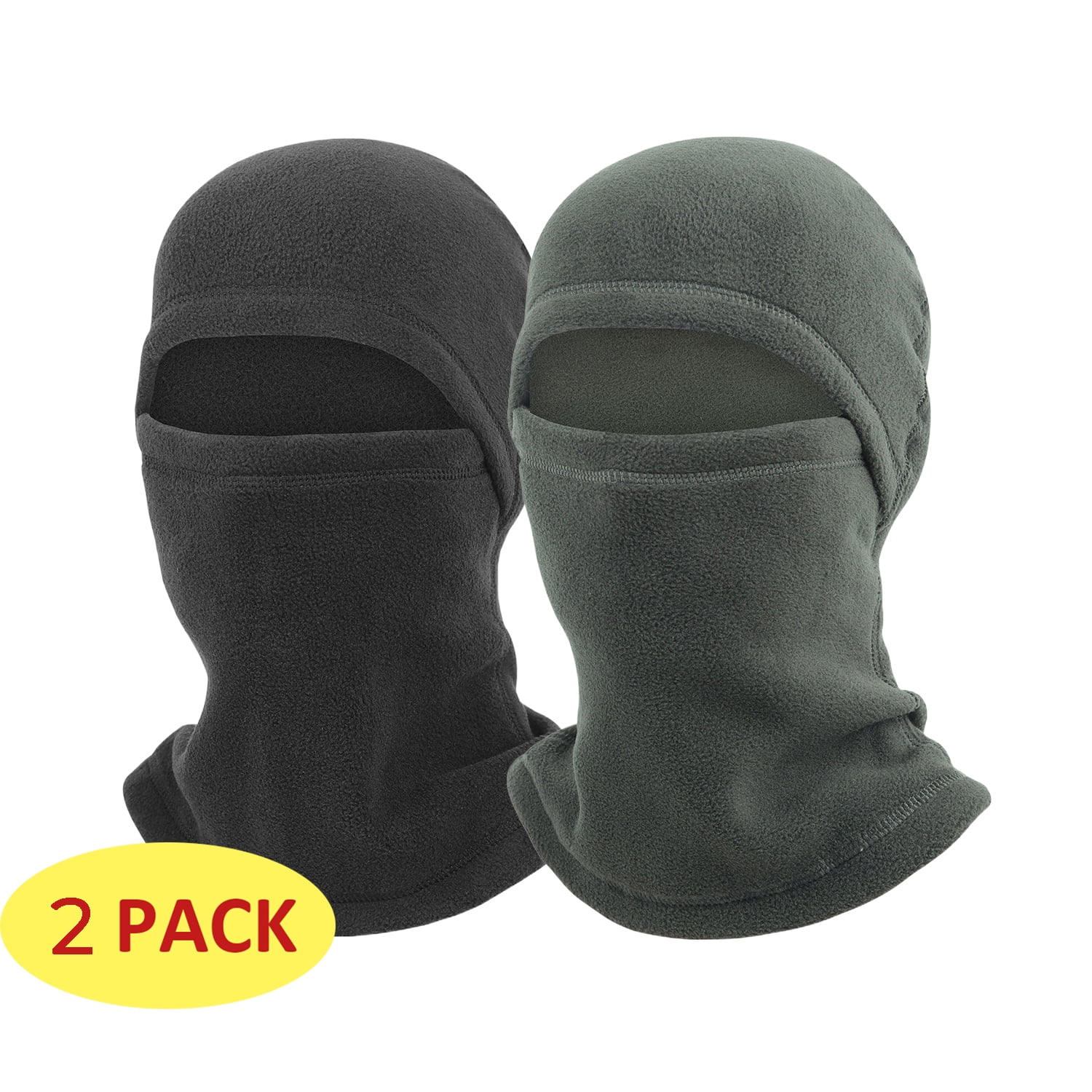 Balaclava Ski Mask 2 Pieces Winter Balaclava Face Cover Outdoor Work ...