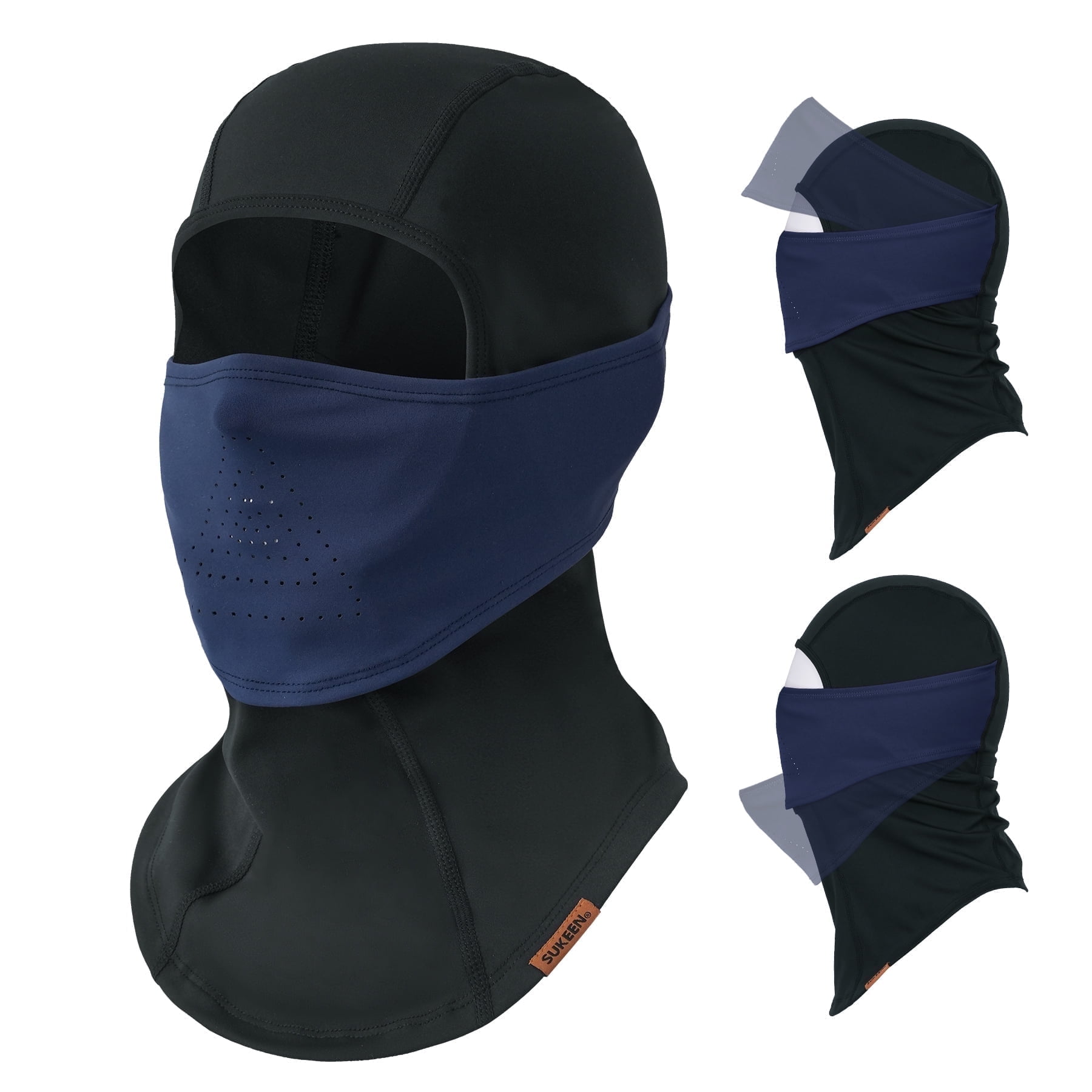 Balaclava Ski Mask Cold Weather Men Women Breathable Full Face Mask Neck Warmer for Skiing ...