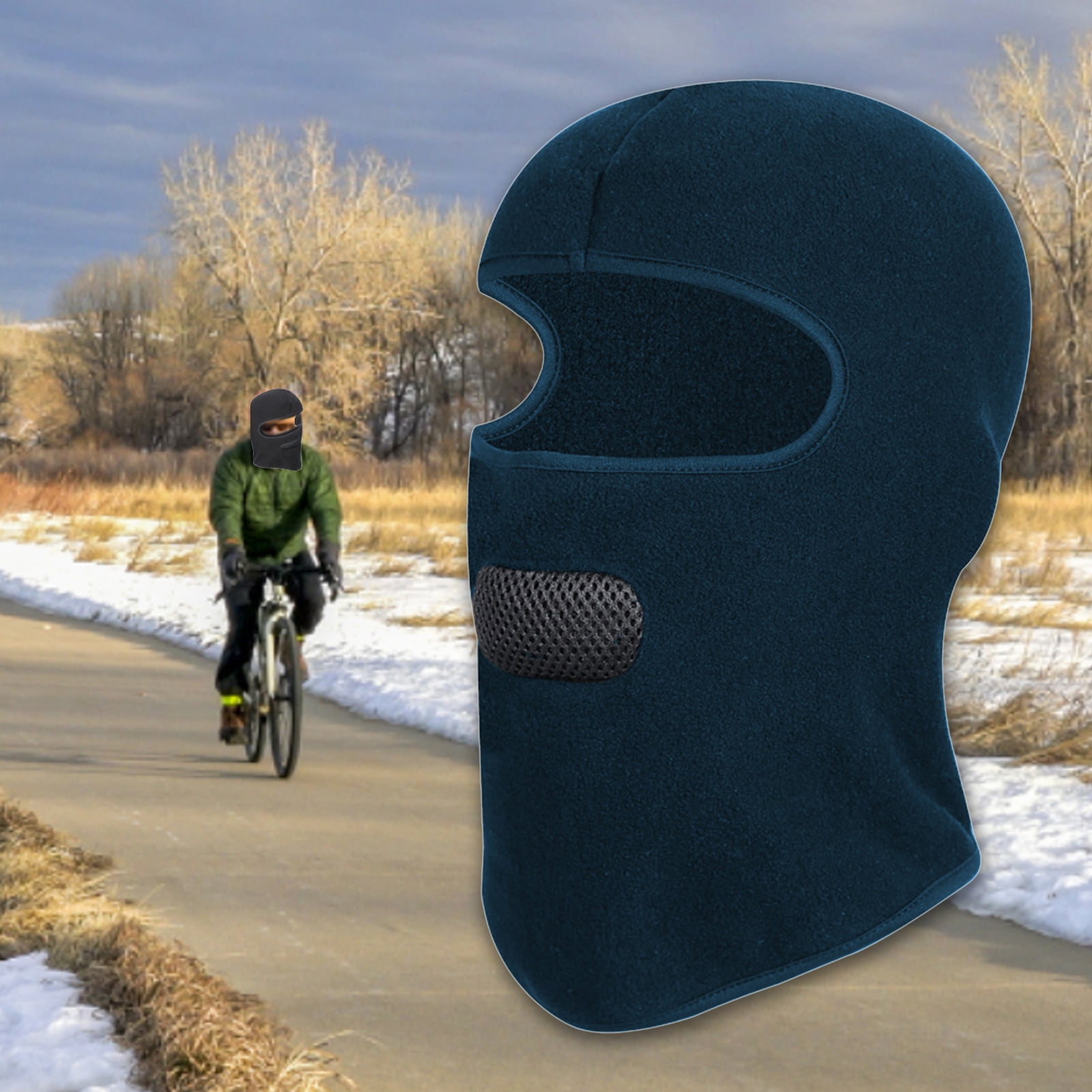 Balaclava Ski Mask，Warm and Windproof Fleece Winter Sports Cap,for Men ...