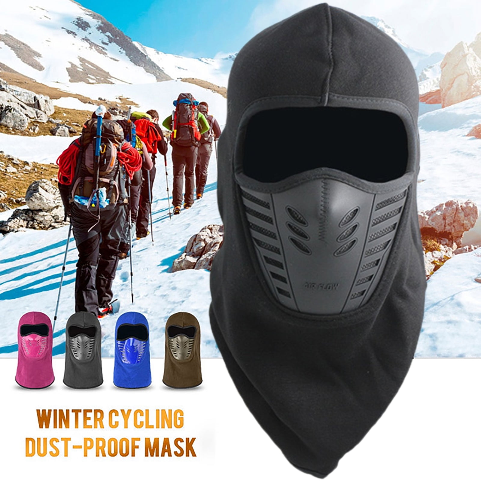Balaclava Ski Mask Winter Fleece Thermal Face Mask Cover for Men Women ...