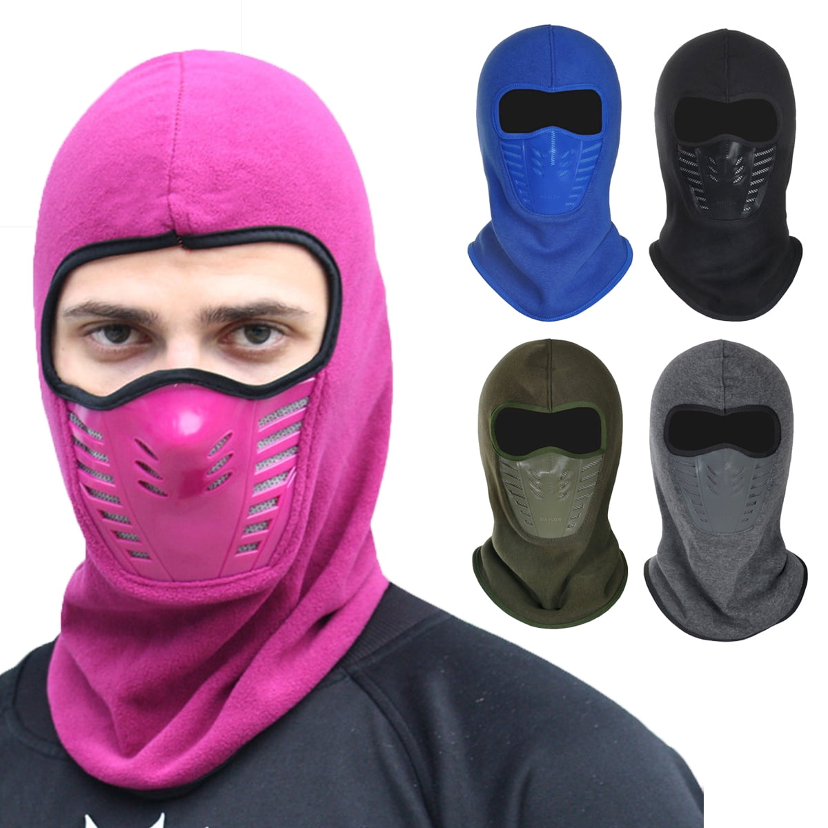 Balaclava Ski Mask for Men & Women, Cold Weather Windproof Full Face ...