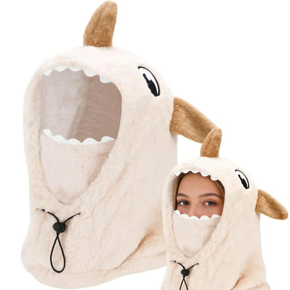 3 in 1 Winter Balaclava Face Mask Fleece Windproof Ski Mask Neck Warmer ...