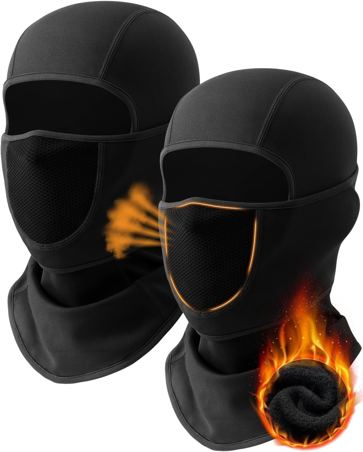 Balaclava Ski Mask with Movable Deisgn for Men Women-Fleece Winter ...